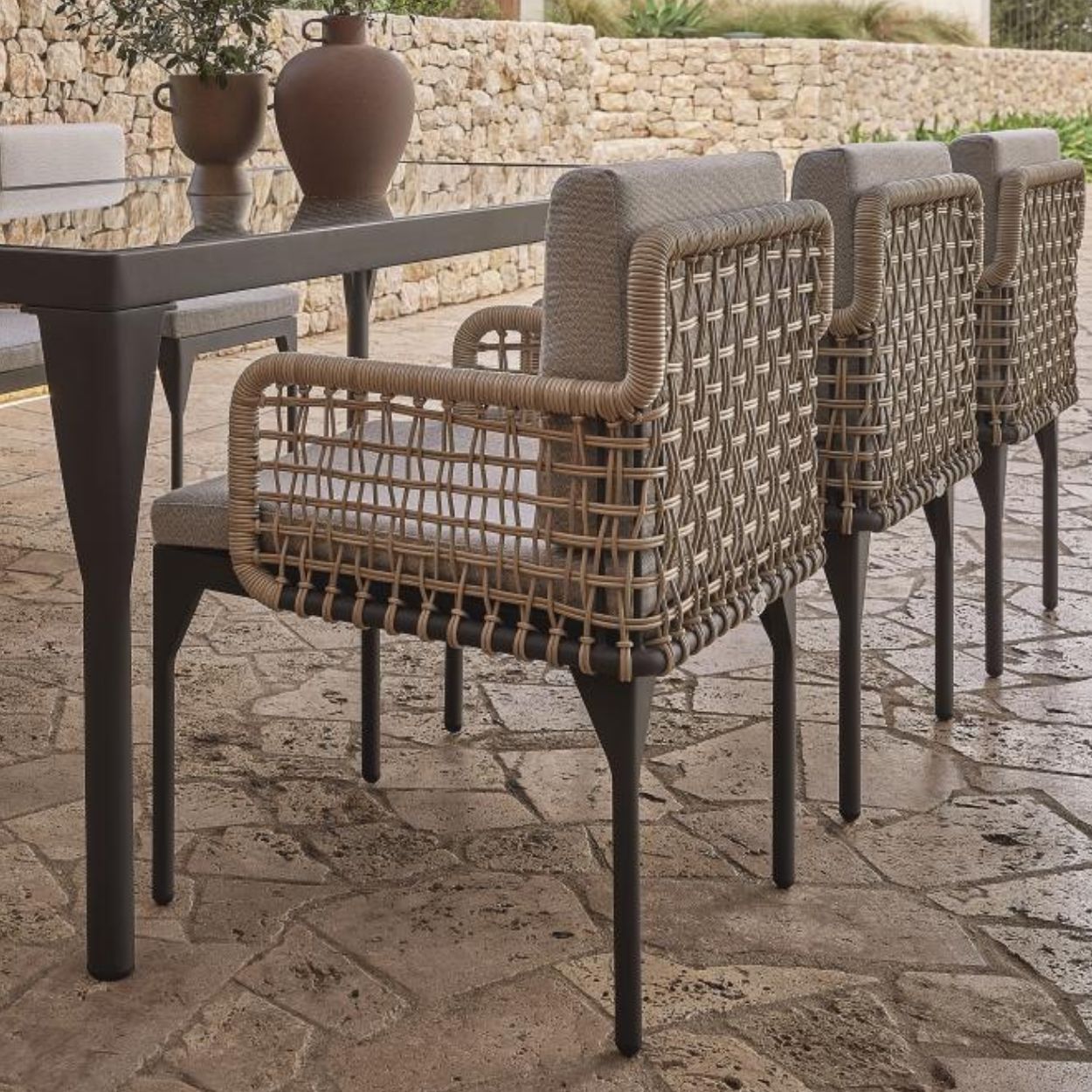 Ribs Dining Armchair – Boyd Blue