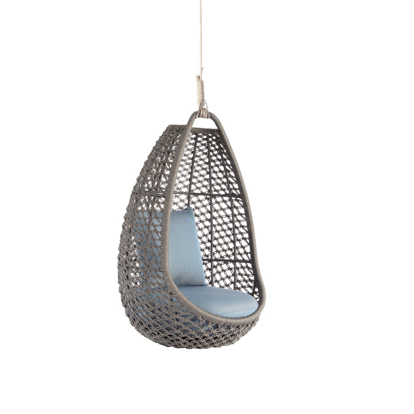 Moma Hanging Chair with Rope – Boyd Blue