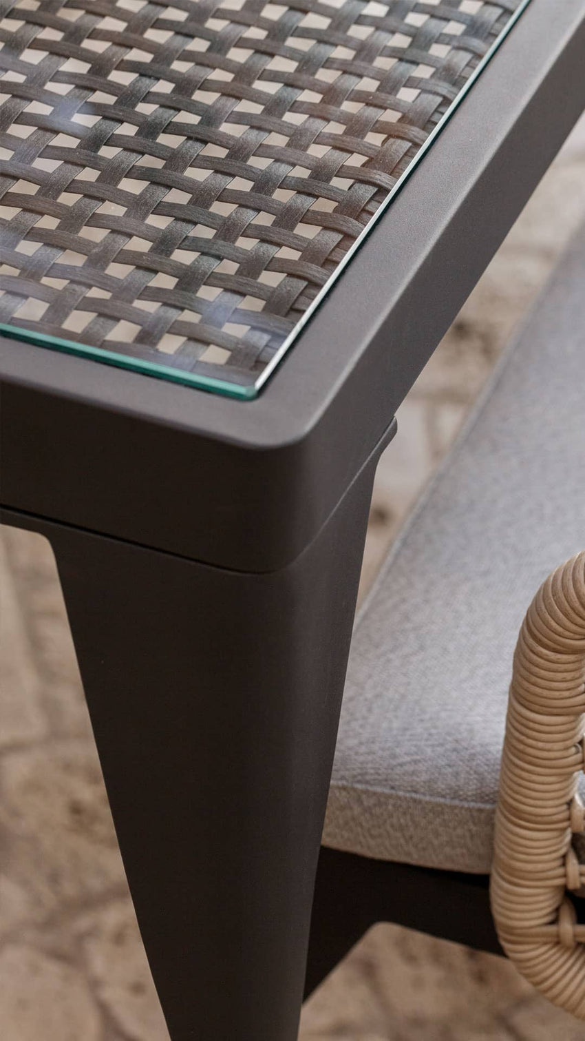 Ribs Rectangle Dining Table – Boyd Blue