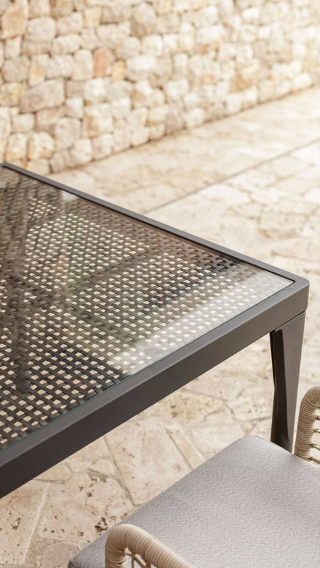 Ribs Rectangle Dining Table – Boyd Blue