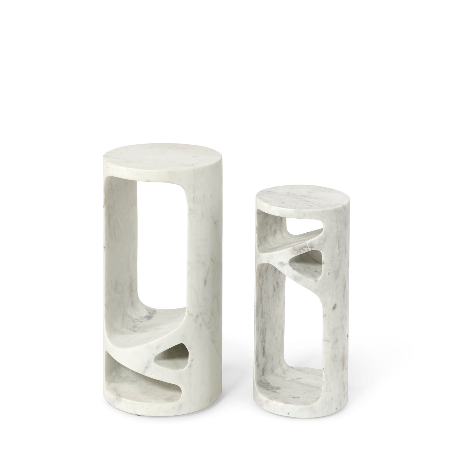 Lena Marble Accent Table Small – Boyd Blue