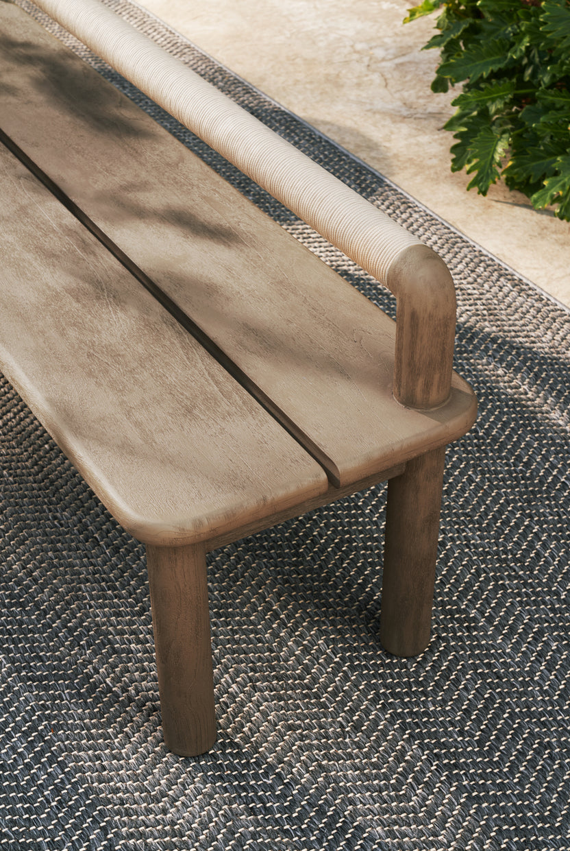 Escape Outdoor Bench – Boyd Blue