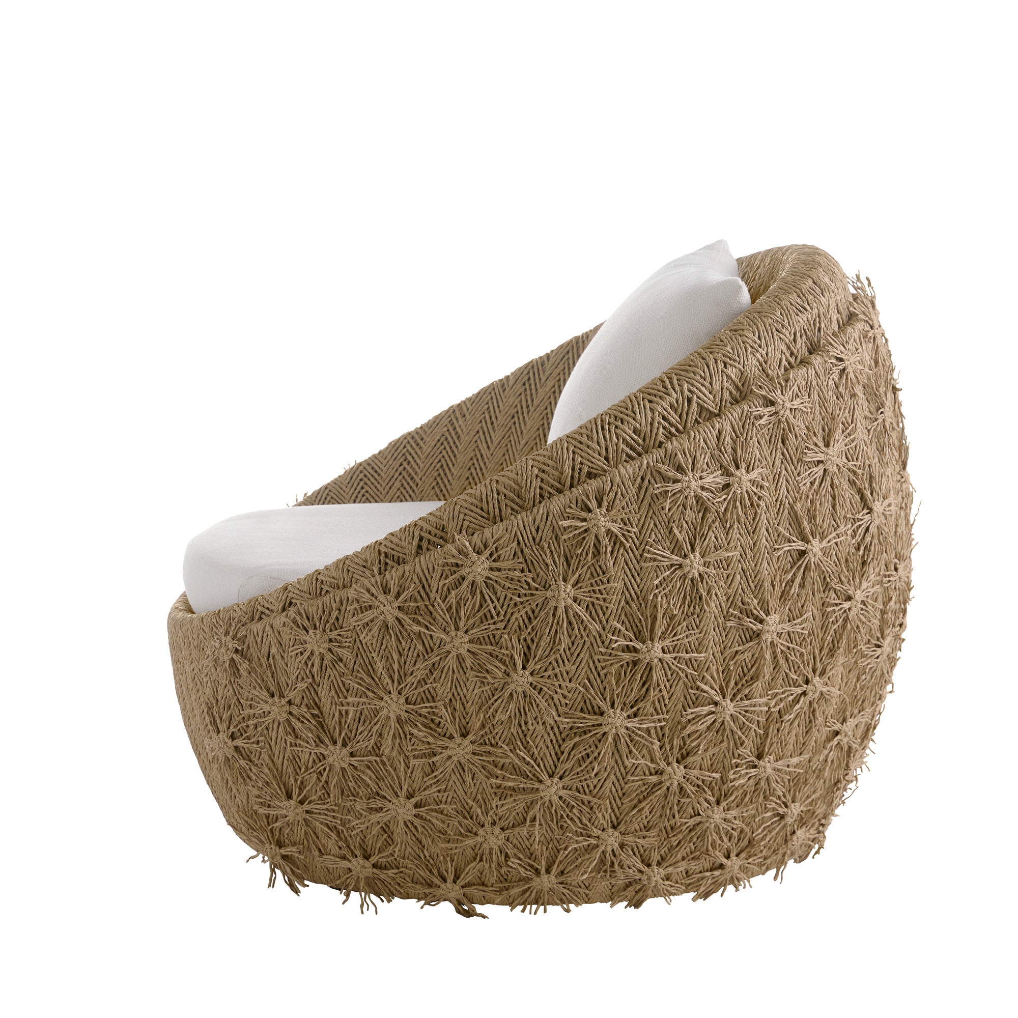 Florian Outdoor Swivel Lounge Chair – Boyd Blue