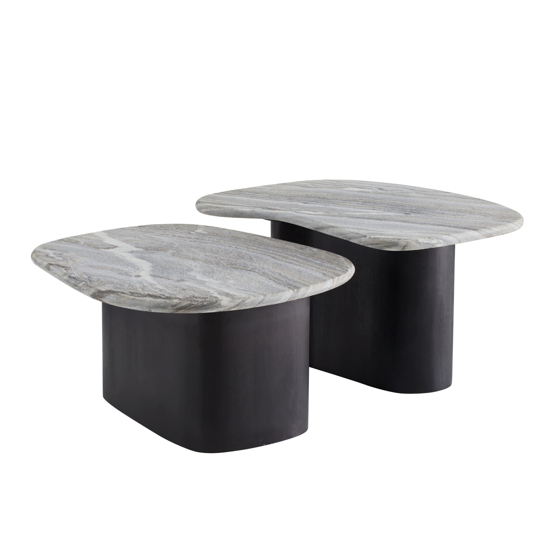 Melt Coffee Tables, Set of 2 – Boyd Blue