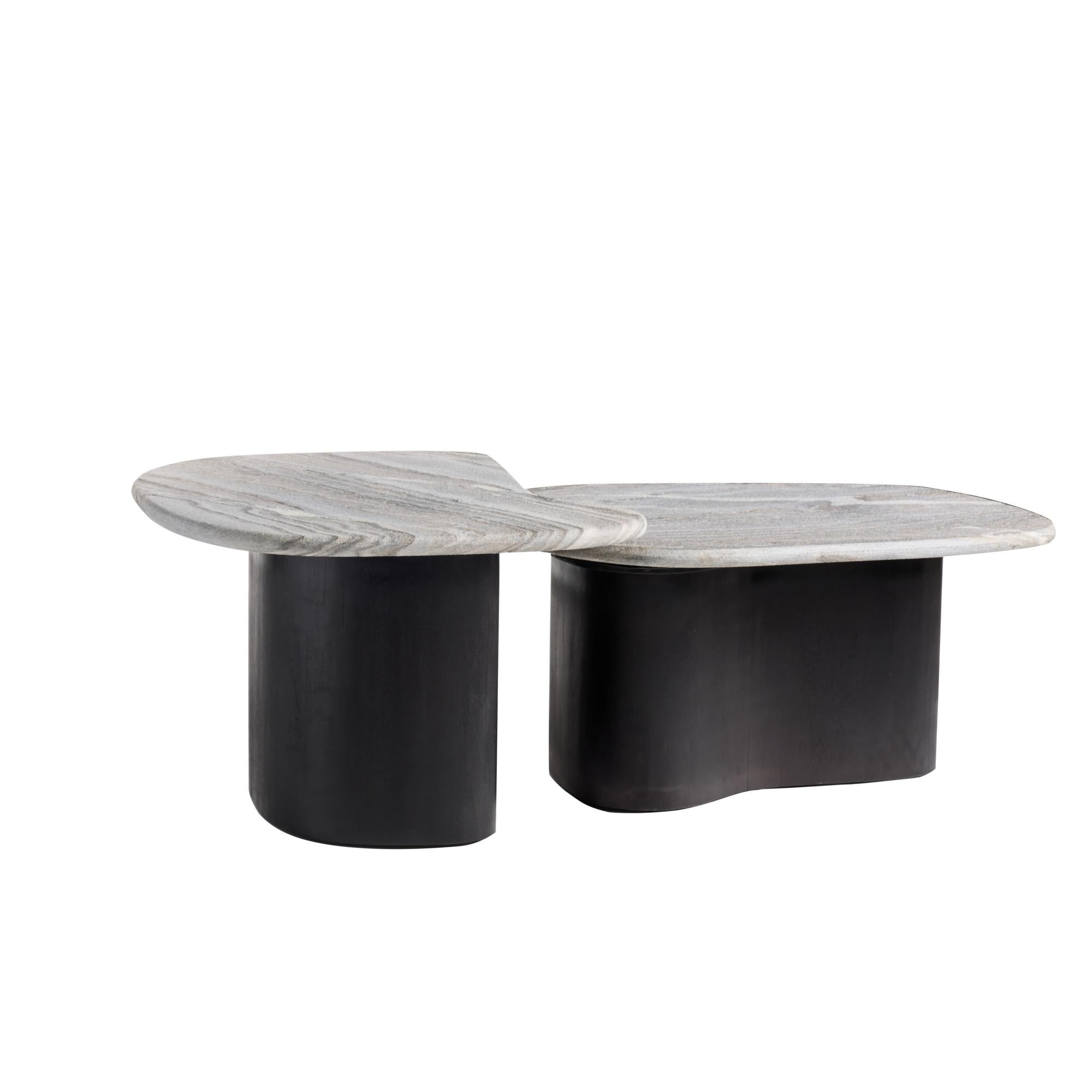 Melt Coffee Tables, Set of 2 – Boyd Blue