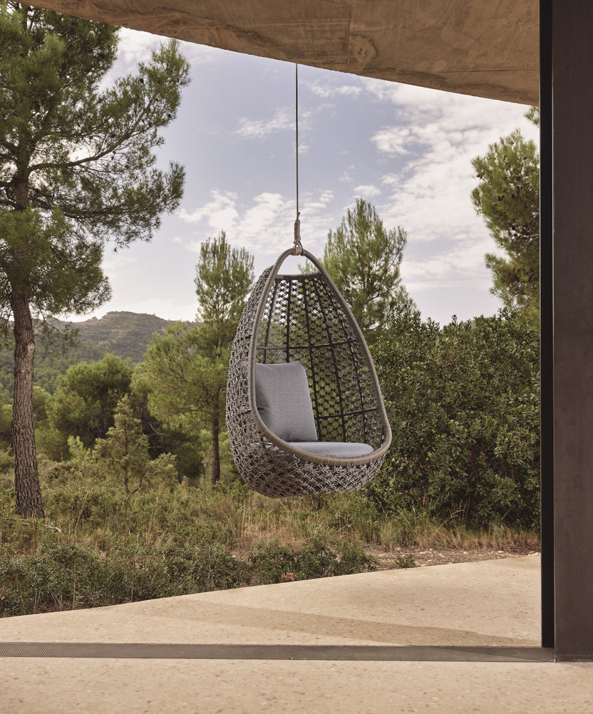 Moma Hanging Chair with Rope – Boyd Blue