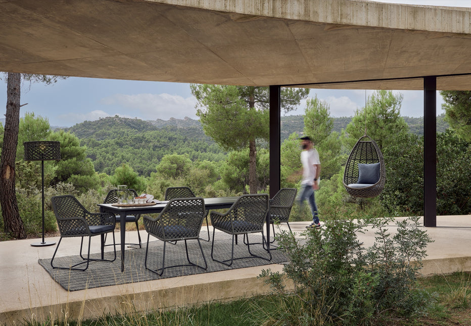 Moma Hanging Chair with Rope – Boyd Blue