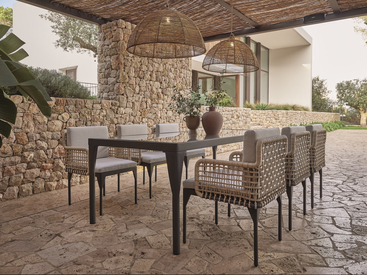 Ribs Rectangle Dining Table – Boyd Blue