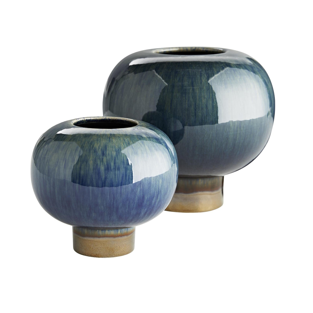 Tuttle Vases Set of 2 – Boyd Blue