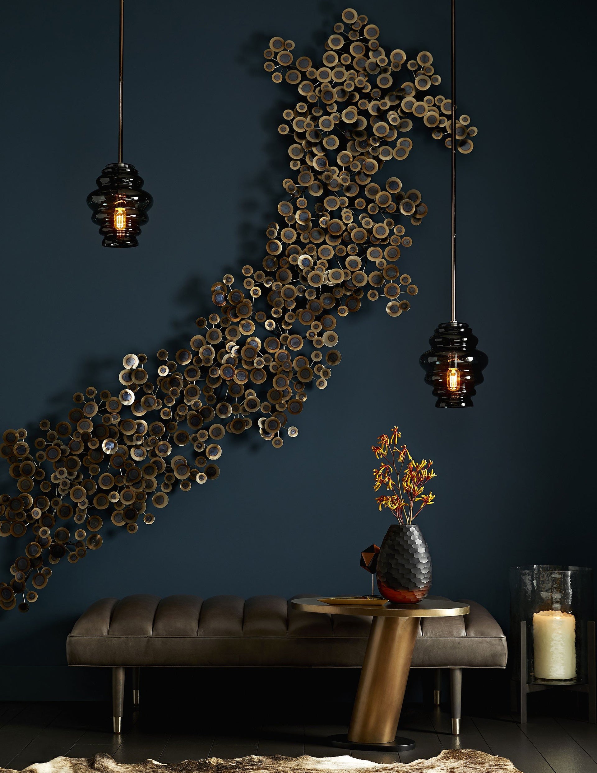 Rizzo Wall Sculpture – Boyd Blue
